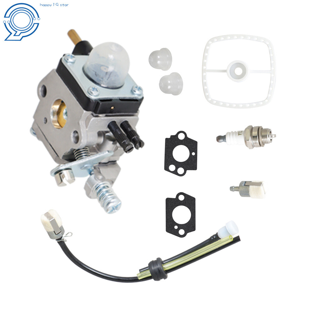 Fits For Mantis Tiller Carburetor carb line 7222 7225 TC-210 For Zama ...