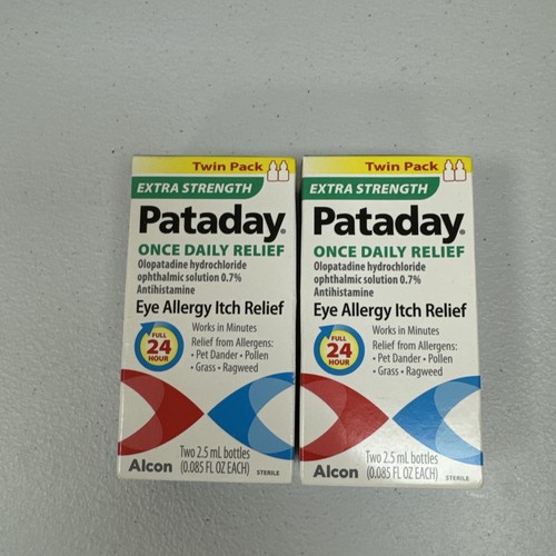 Lot 2 Pataday Once Daily Relief Extra Strength Eye Drops (twin pack ...