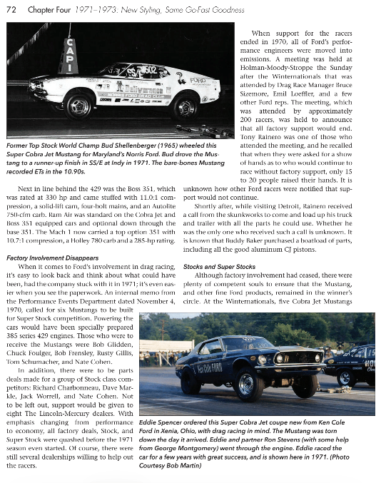 Quarter-Mile Mustangs : The History of Ford's Pony Car at the Dragstrip ...