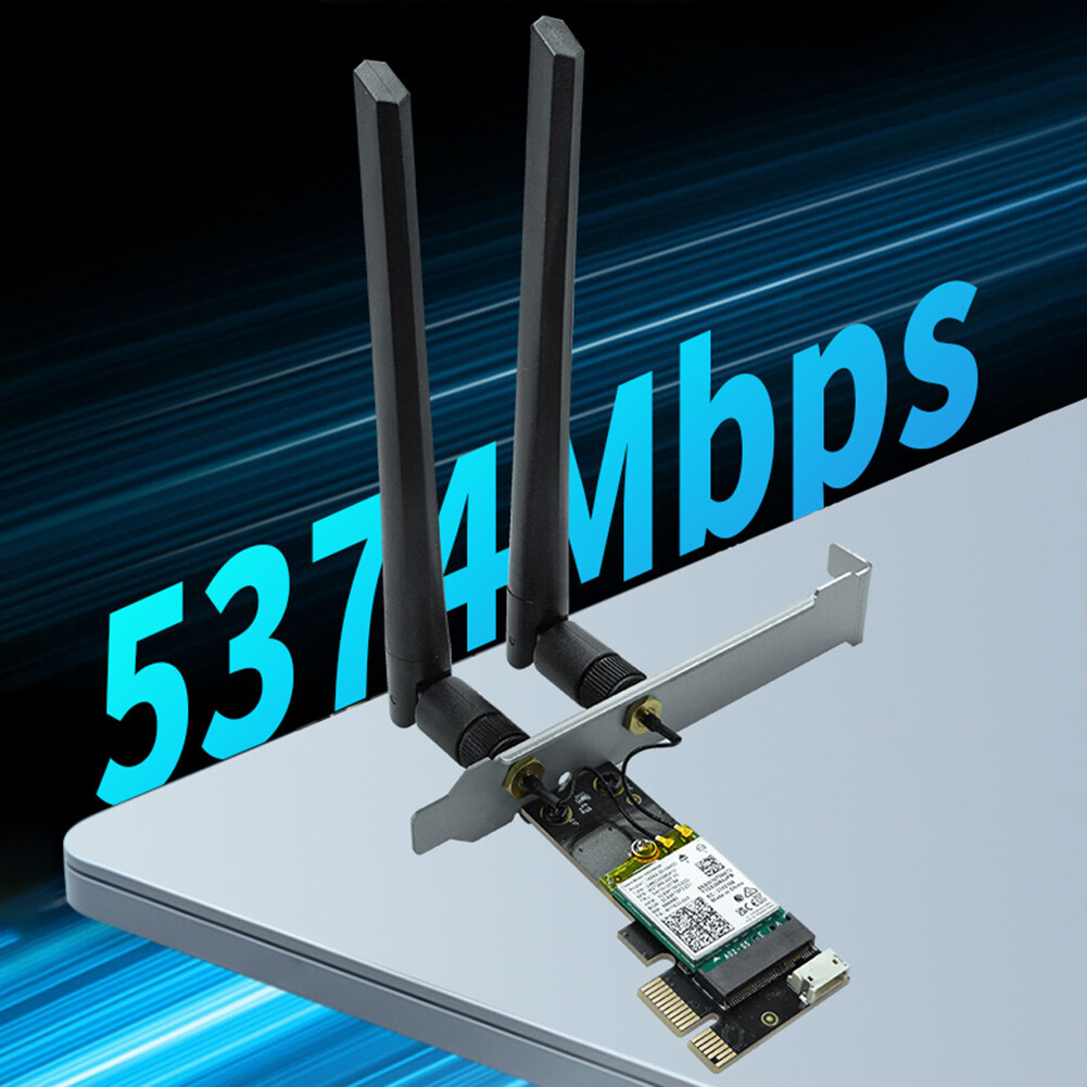 AU WiFi6E PCIE WiFi Card 2.4G/5.8G/6GHz Network Card Bluetooth ...