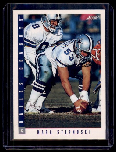 1993 Score Mark Stepnoski Dallas Cowboys #350 0982 | eBay
