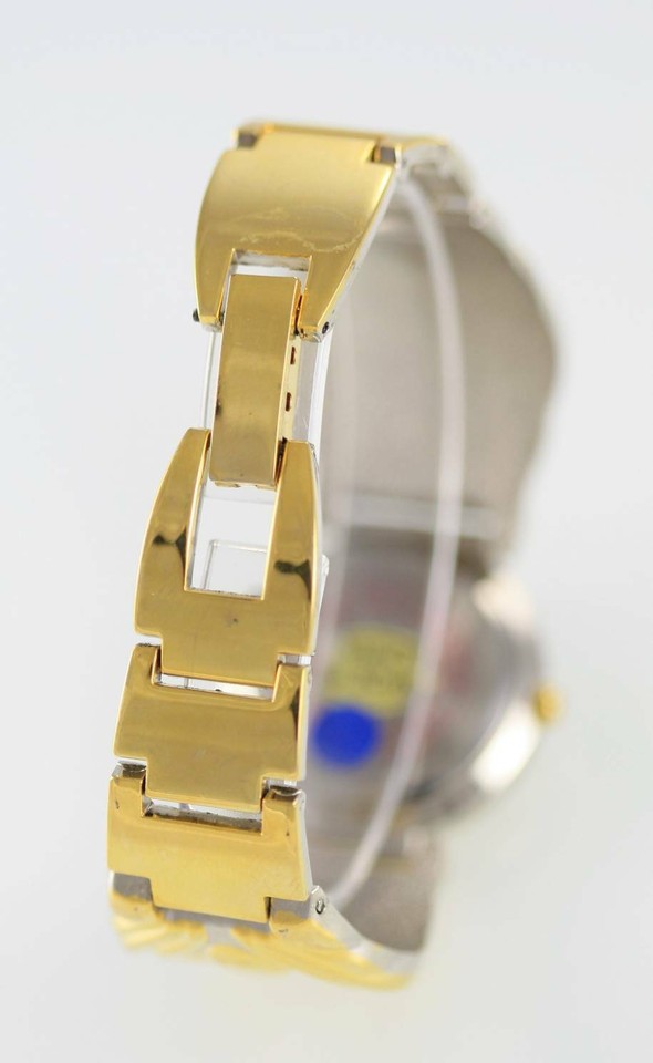 Ronica Vip Women's Gold Stainless Steel Water Resistant Easy Read ...