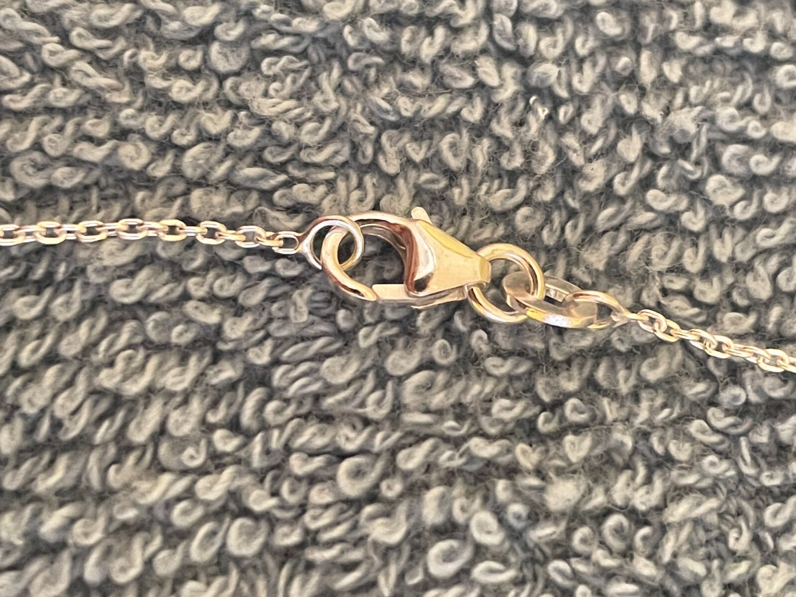 Sterling Silver Dainty Cable Italian Made 40.4 cm Chain with 11cm ...