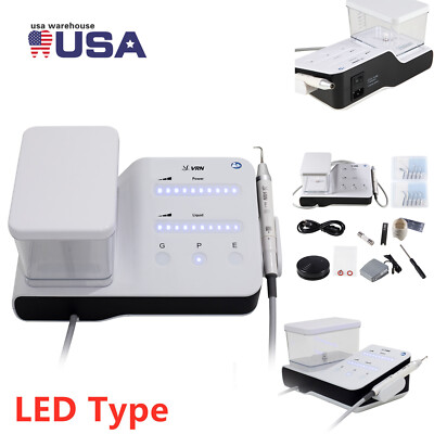 Dental Ultrasonic Piezo Scaler w/LED light Handpiece for EMS Cavitron ...