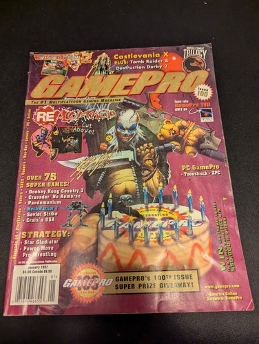 GamePro Magazine Issue #100 January 1997 - Re-Loaded Twisted Metal ...