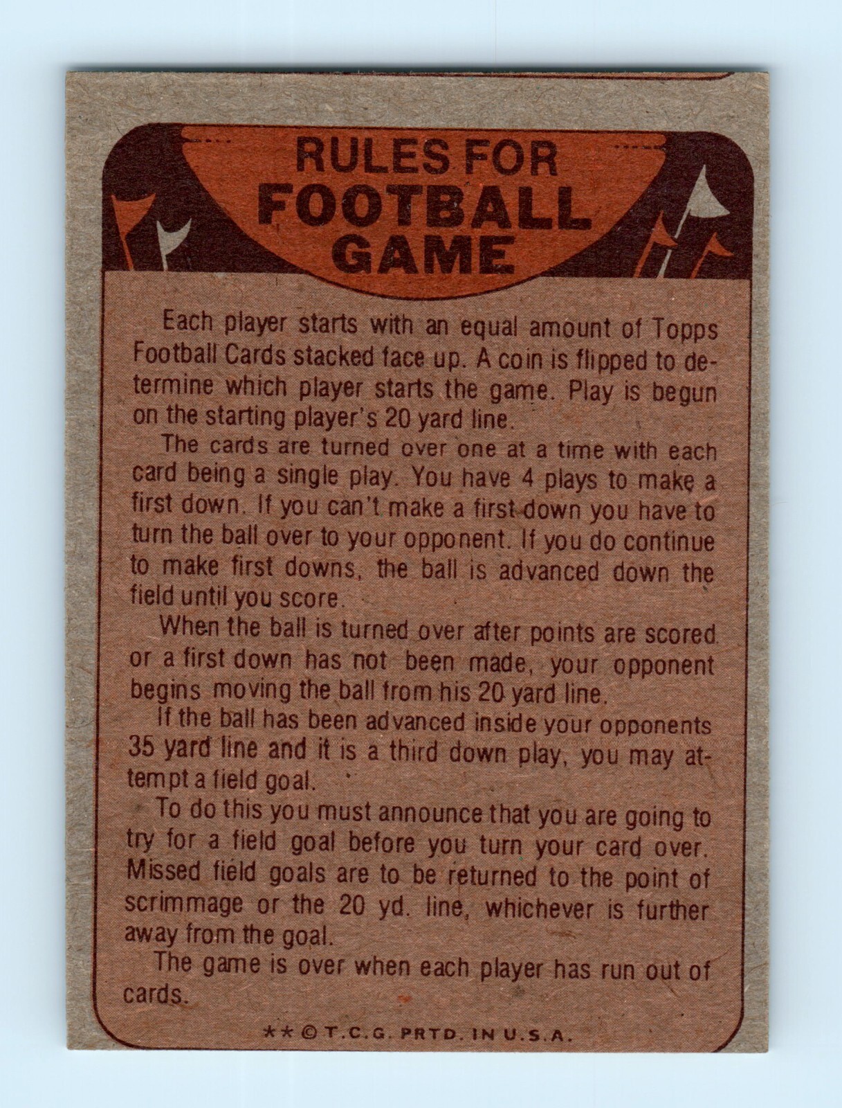 Unmarked 1974 Topps Football Team Checklist - Pick Your Card NM | eBay