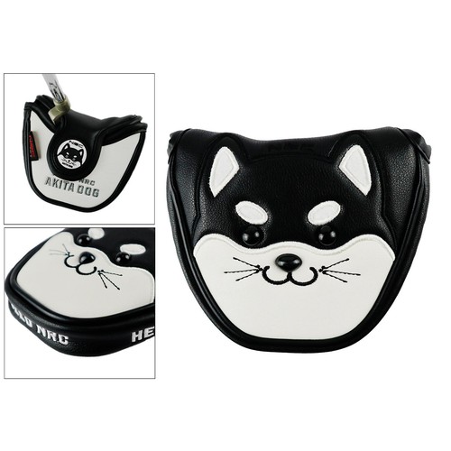 PU Leather Cartoon Shape Golf Mallet Putter Head Cover Protective ...