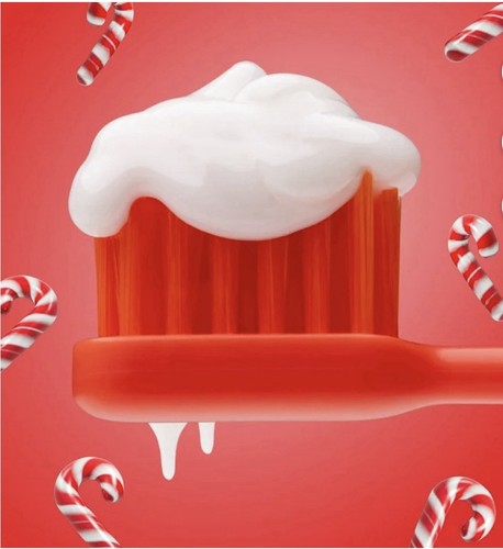 4 Pack HISMILE limited Edition CANDY CANE FLAVOR Toothpaste (60 g) NEW ...