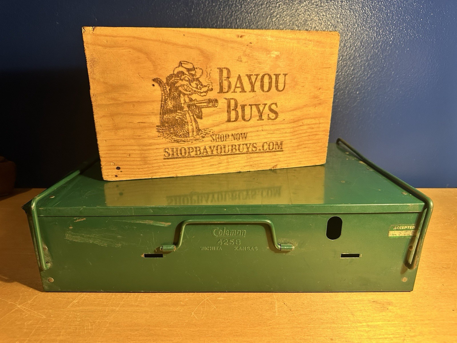 VINTAGE COLEMAN STOVE 425B TWO BURNER with COPPER FUEL TANK | eBay