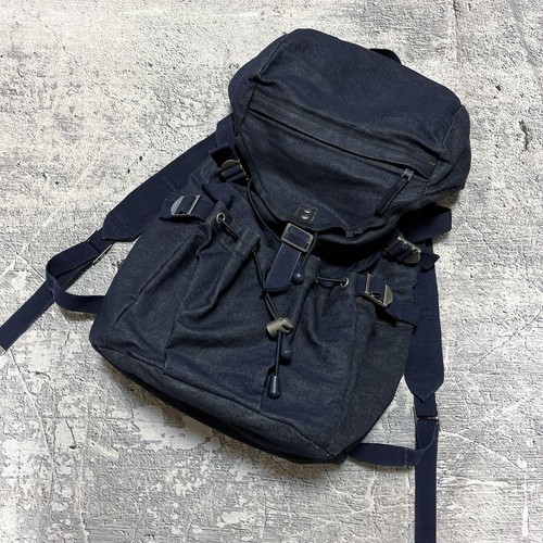 Old Gap FA01 Denim Backpack Indigo Cotton Flap Style | eBay