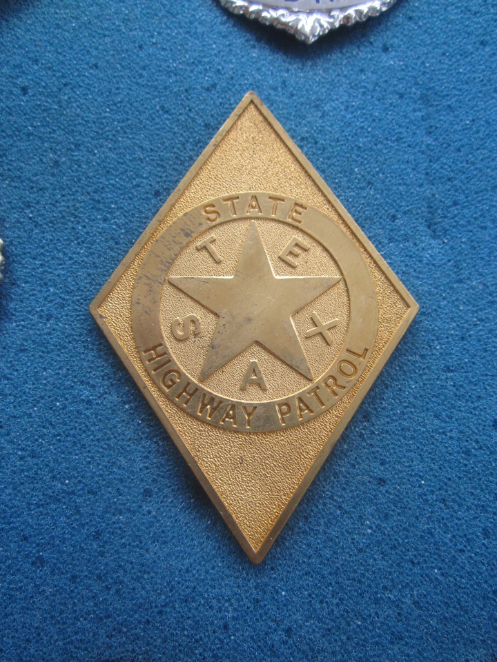 Vintage obsolete First issue 1930-1935 Brass Texas Highway Ranger ...