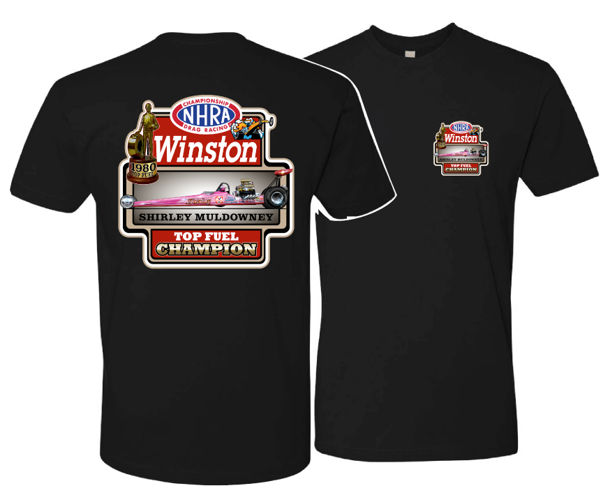NHRA Winston Top FUEL World Champions Shirts 1979 to 1993 T-Shirt (297 ...