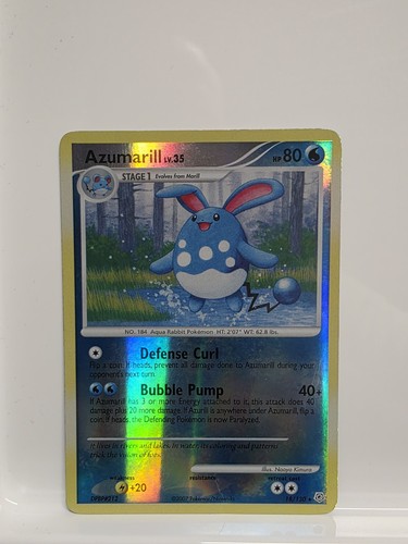 Pokémon TCG Azumarill Diamond & Pearl 18/130 Reverse Holo Rare LP+ | eBay