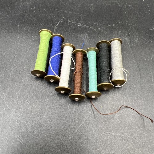 Vtg antique sewing machine bullet shuttle bobbin LOT Singer White | eBay