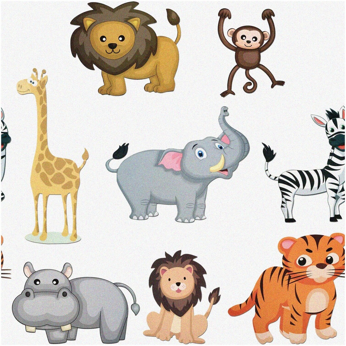 Baby Safari Animal Cut Outs