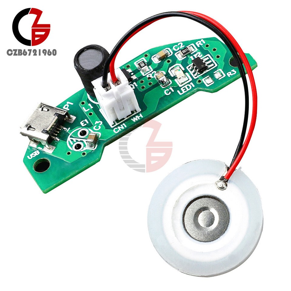 Ultrasonic Mist Maker Atomizing Fogger Humidifier Module D20mm w/PCB ...