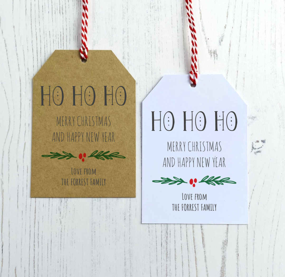 Merry Christmas Tags Labels Redy To Print Christmas Gift Tags With