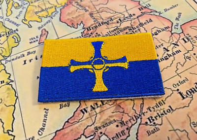 COUNTY DURHAM Flag Embroidered Iron on Sew on Patch | eBay UK