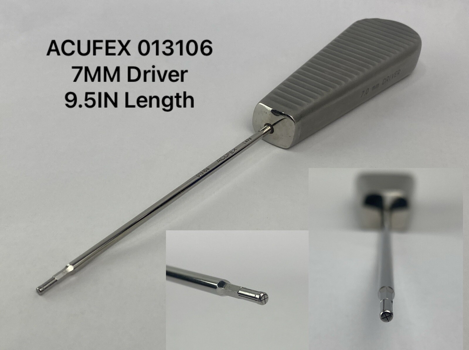 Smith Nephew ACUFEX 013106 7mm Driver Hexagonal Head Screwdriver 9.5in ...