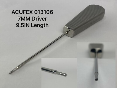 Smith Nephew ACUFEX 013106 7mm Driver Hexagonal Head Screwdriver 9.5in ...