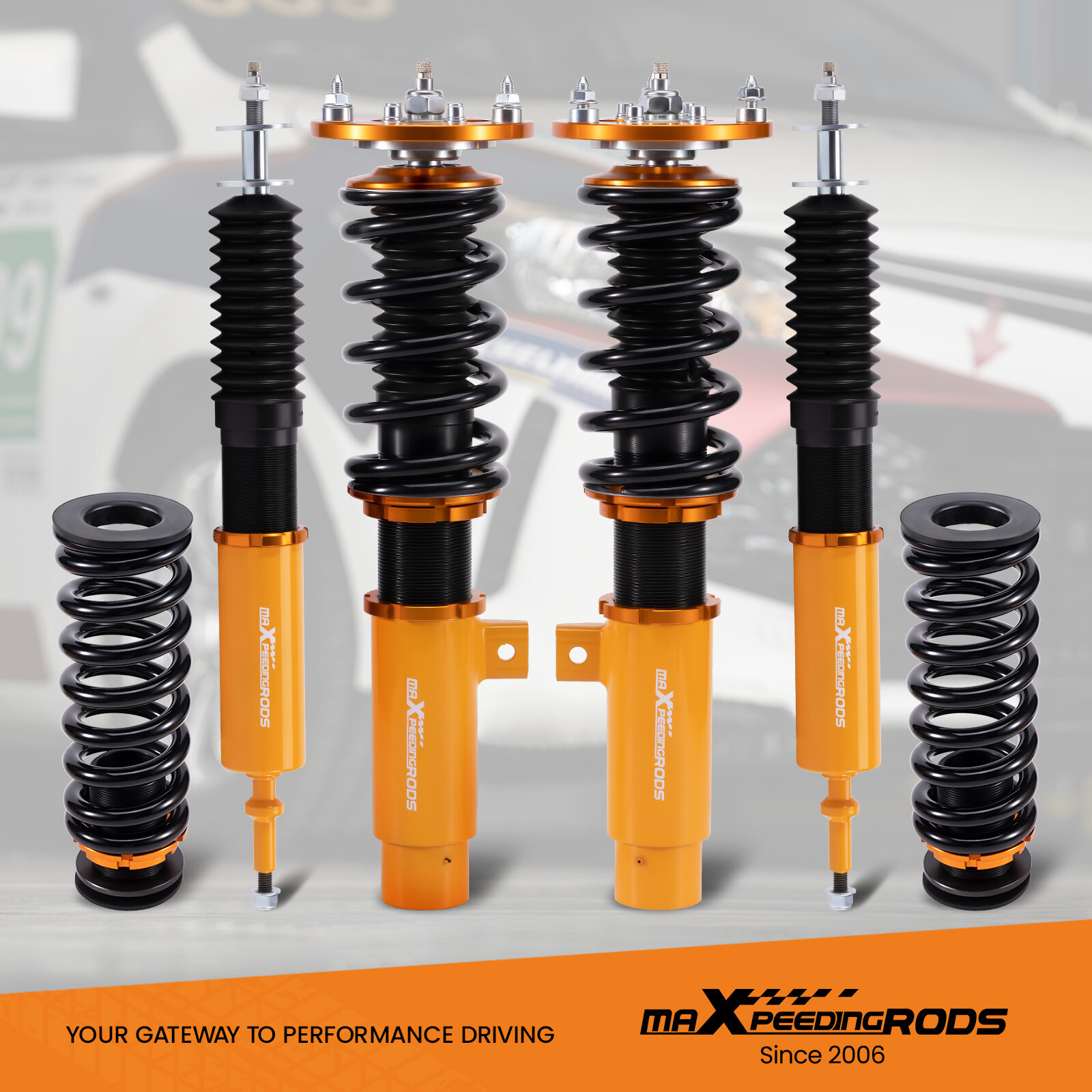 24 Way Damper Coilovers Lowering Suspension For BMW 1-SERIES RWD (E82 ...