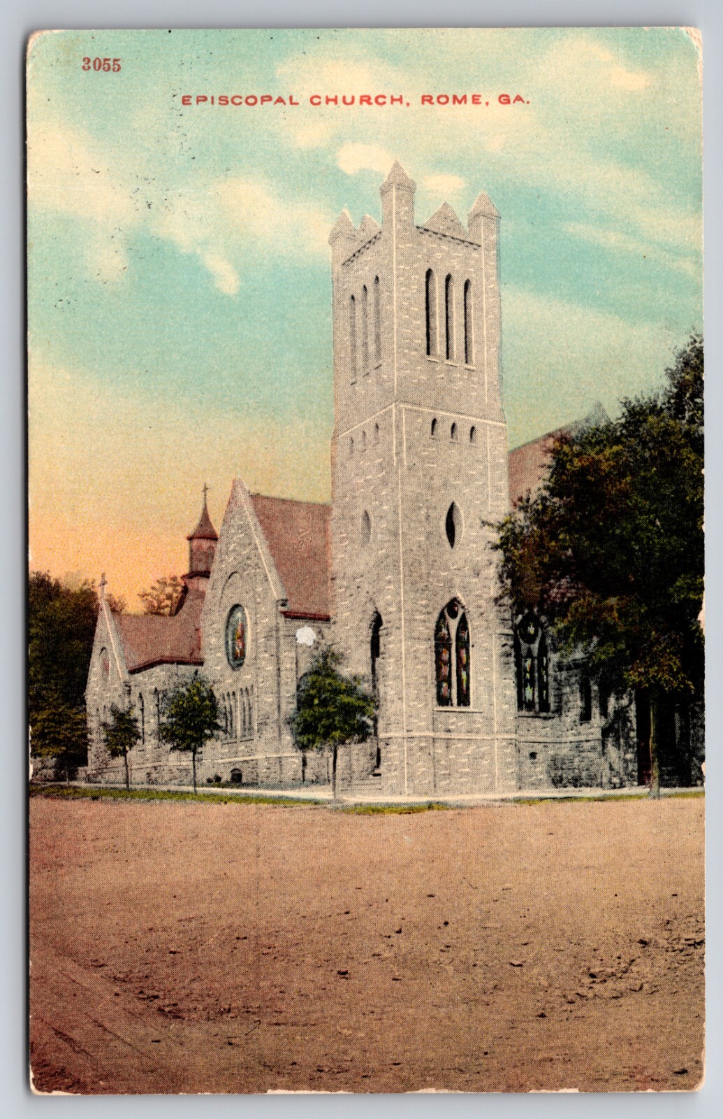 Episcopal Church Rome Georgia GA Dirt Road c1910 Postcard | eBay