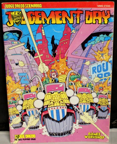 Judge Dredd Judgement Day The Roleplaying Game RPG Expansion Scenario ...