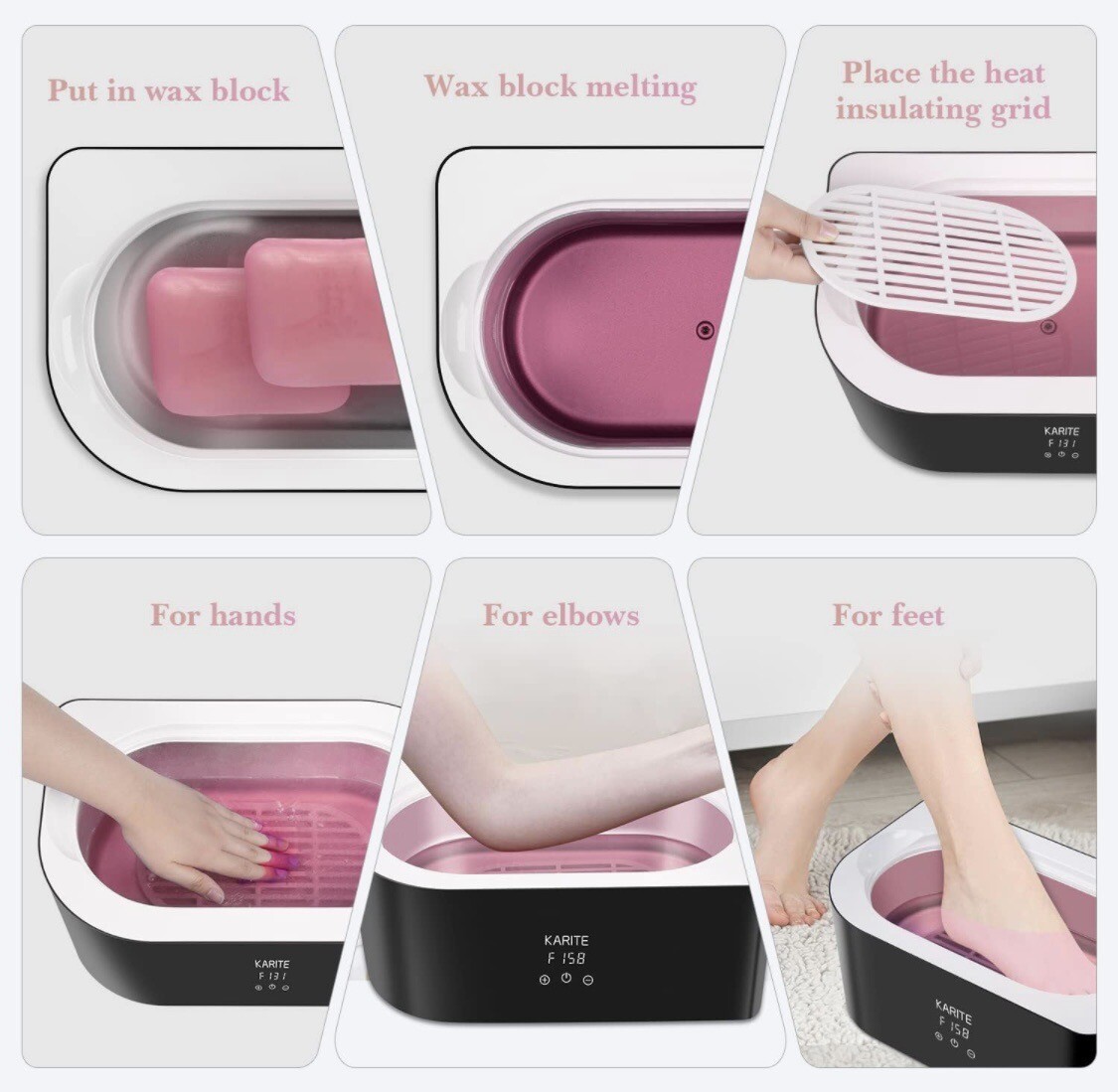 Paraffin Wax Refills, 10 Pack Paraffin Wax Beads Blocks for Paraffin ...