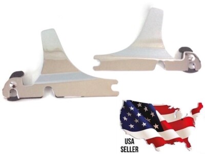 Backrest Detachable Side Plates Chrome 53815-00A Harley Softail ...