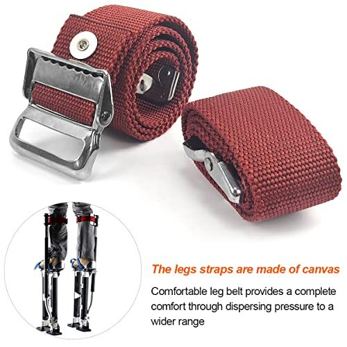 2PCS Leg Band Straps, Drywall Stilt Replacement Part Stilts Straps ...