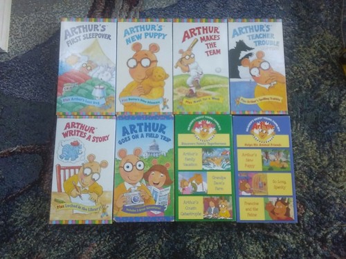 ARTHUR vhs lot PBS vintage 8 video cassettes, 18 different episodes | eBay