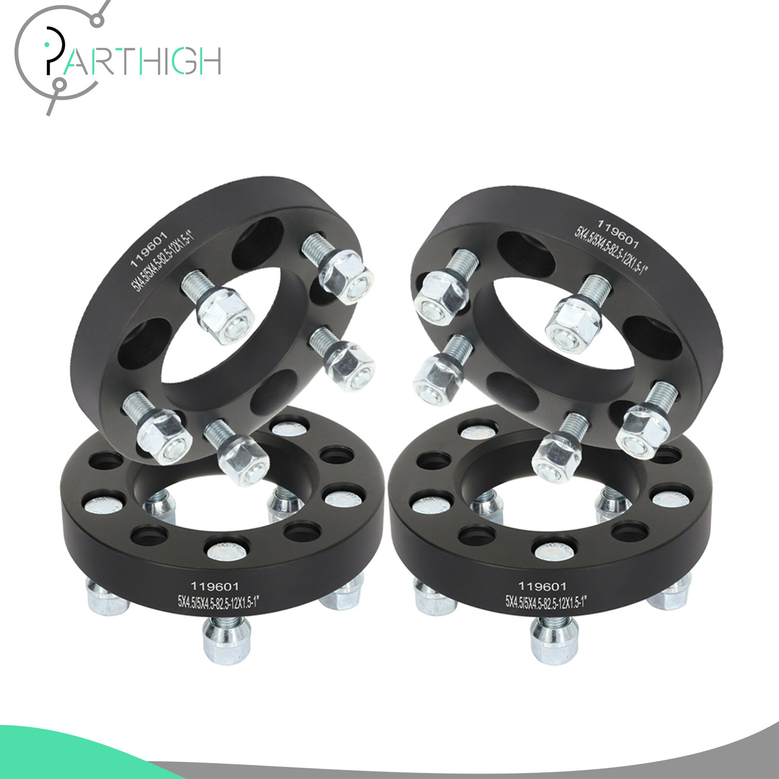 For Toyota Tacoma Sienna RAV4 5x4.5 5x114.3 Wheel Spacers (4) 1" Thick ...