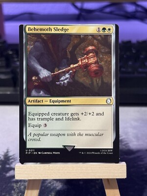 🎉 Miscut - Behemoth Sledge - MTG Magic the Gathering Oddity Error Misscut | eBay