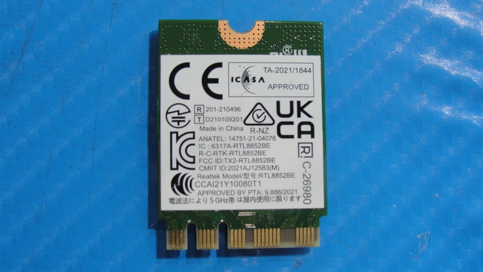 Lenovo IdeaPad 1 15IAU7 15.6" Wireless WIFI Card 5W10V25844 RTL8852BE ...