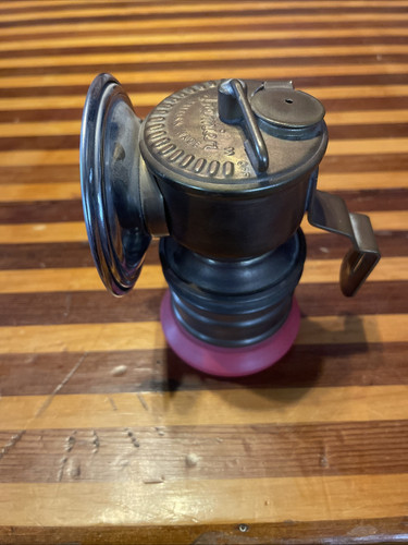 Premier British Made Brass Miners Carbide Lamp Vintage Caving Lantern ...