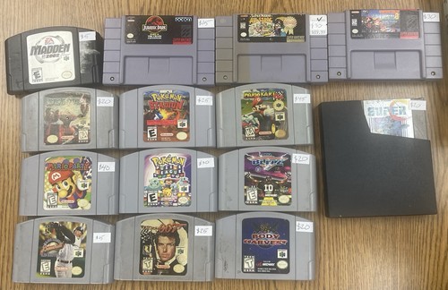 Nintendo 64 games lot of 10. 3 Super Nintendo. 1 Nintendo. | eBay