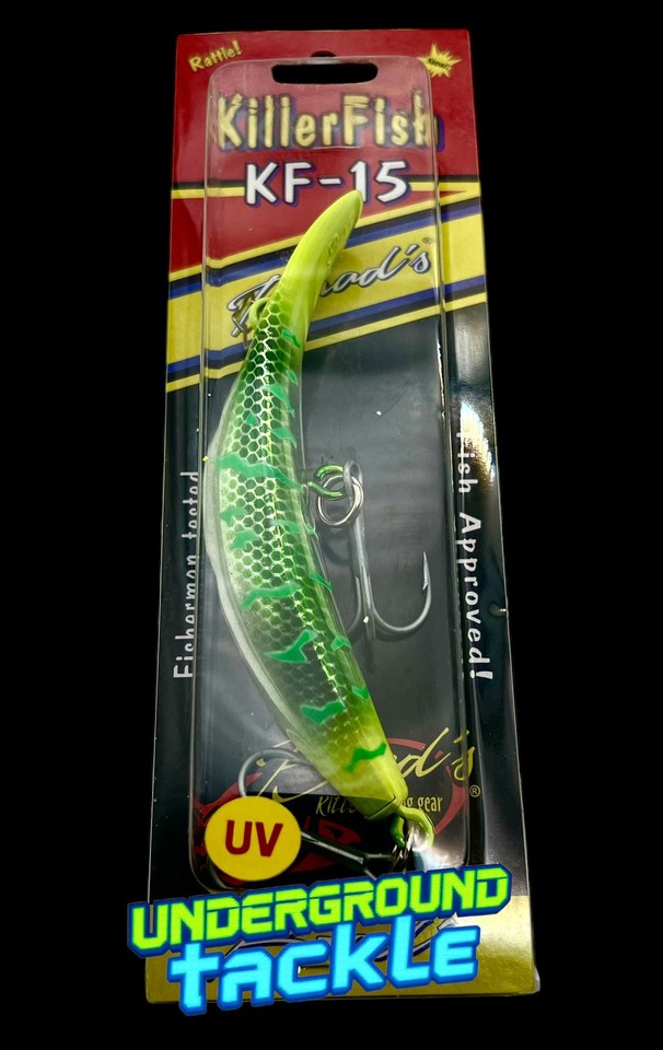 Brad's Kwikfish K15 KILLERFISH Rare “GATOR ” w/Rattle | eBay