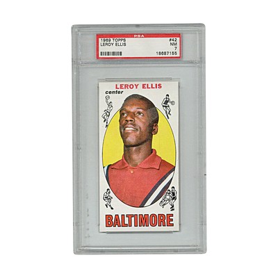 Leroy Ellis Baltimore Bullets 1969 Topps Basketball Card (PSA 7) (B) | eBay