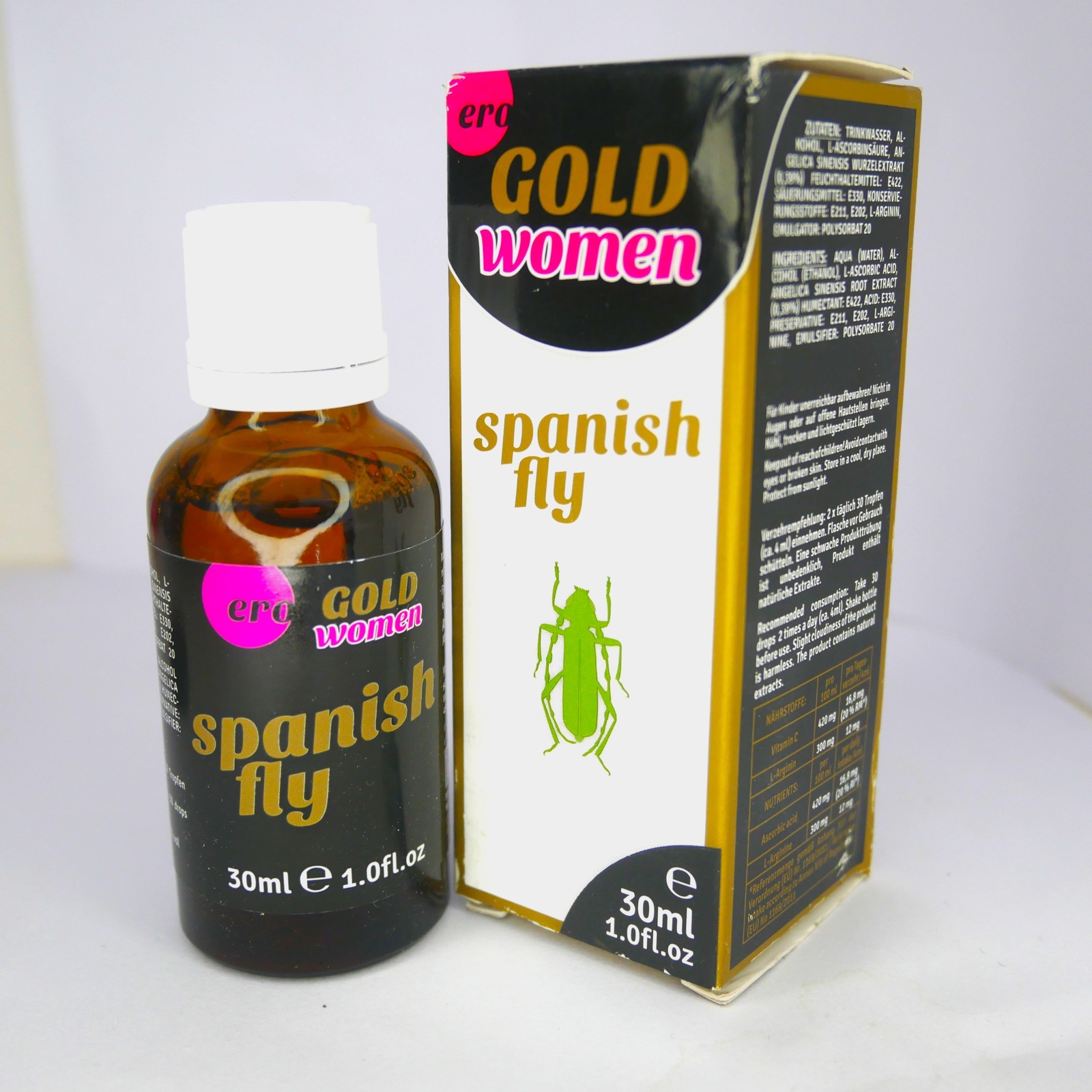 Spanish Fly Woman Gold Strong 30 Ml Aphrodisiac Increase Libido Very ...