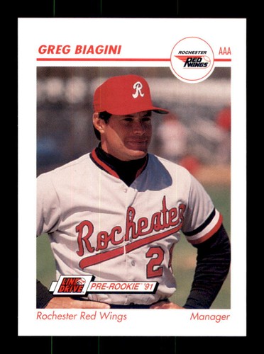 1991 Line Drive AAA #474 Greg Biagini Rochester Red Wings | eBay