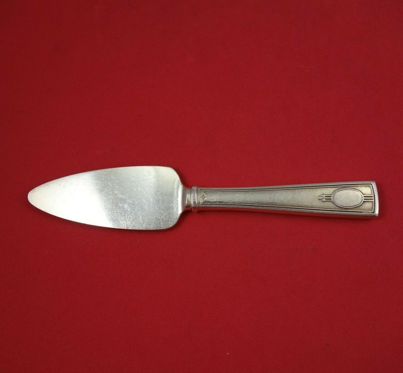 Carthage by Wallace Sterling Silver Cheese Server HH with Silverplate 6 ...