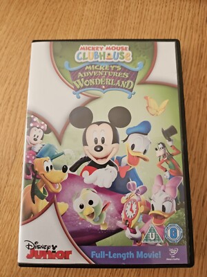 MICKEY MOUSE CLUBHOUSE MICKEY'S ADVENTURES IN WONDERLAND DVD KIDS | eBay