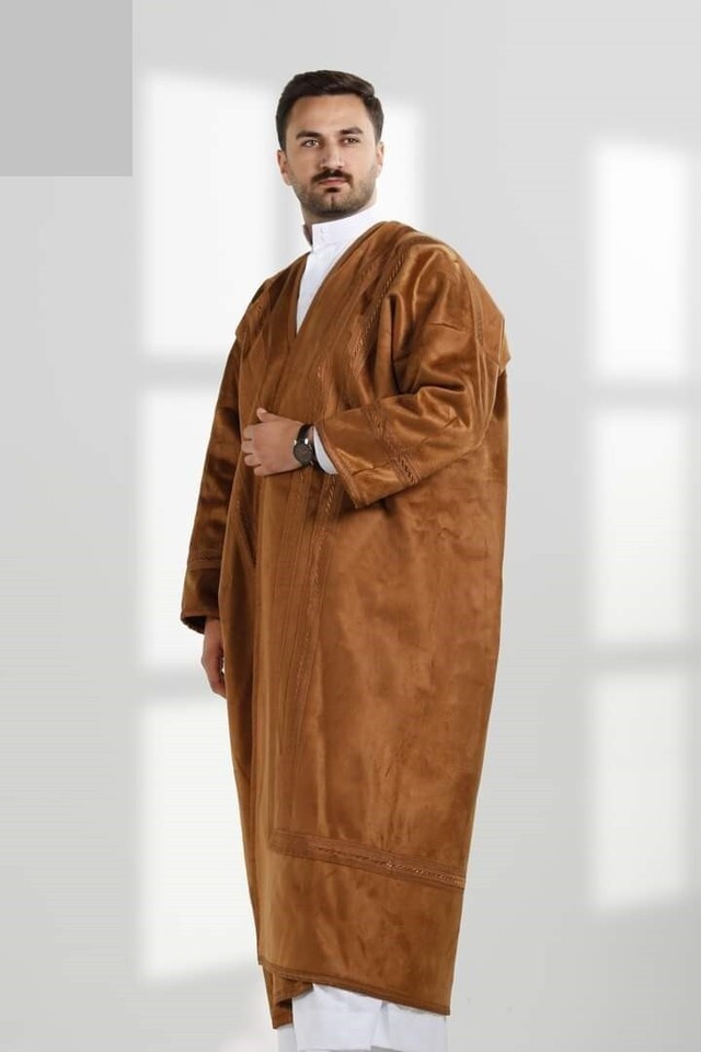 Farwa Fur Bisht Arabic Cloak men's winter coats jackets | eBay