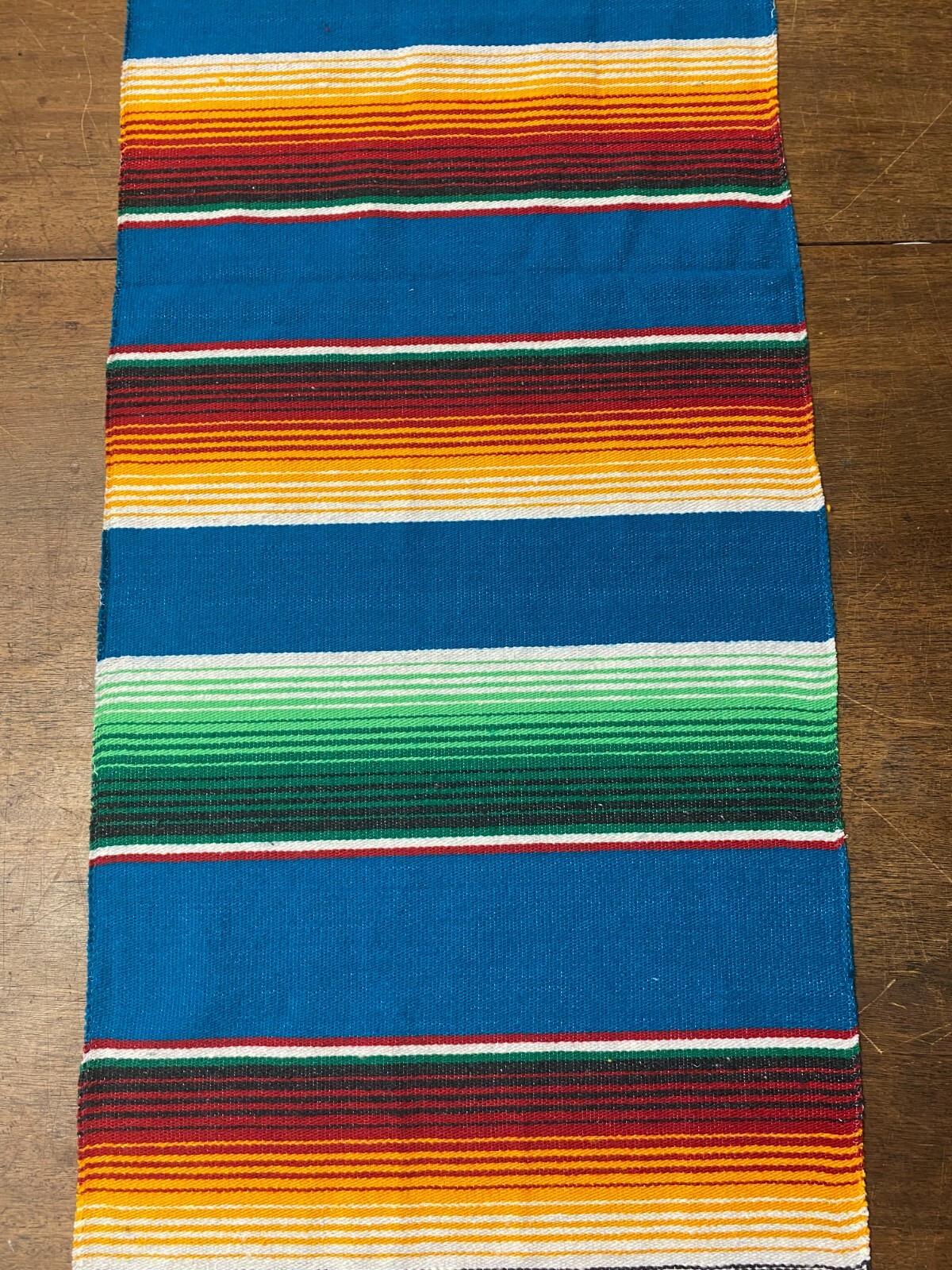 Mexican Sarape Table Runner 81"X14" 1st quality XLARGE ,Saltillo ...