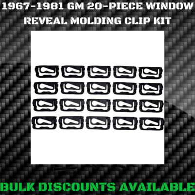 1969-1981 GM G Body Rear Glass Window Front Windshield Molding Trim ...