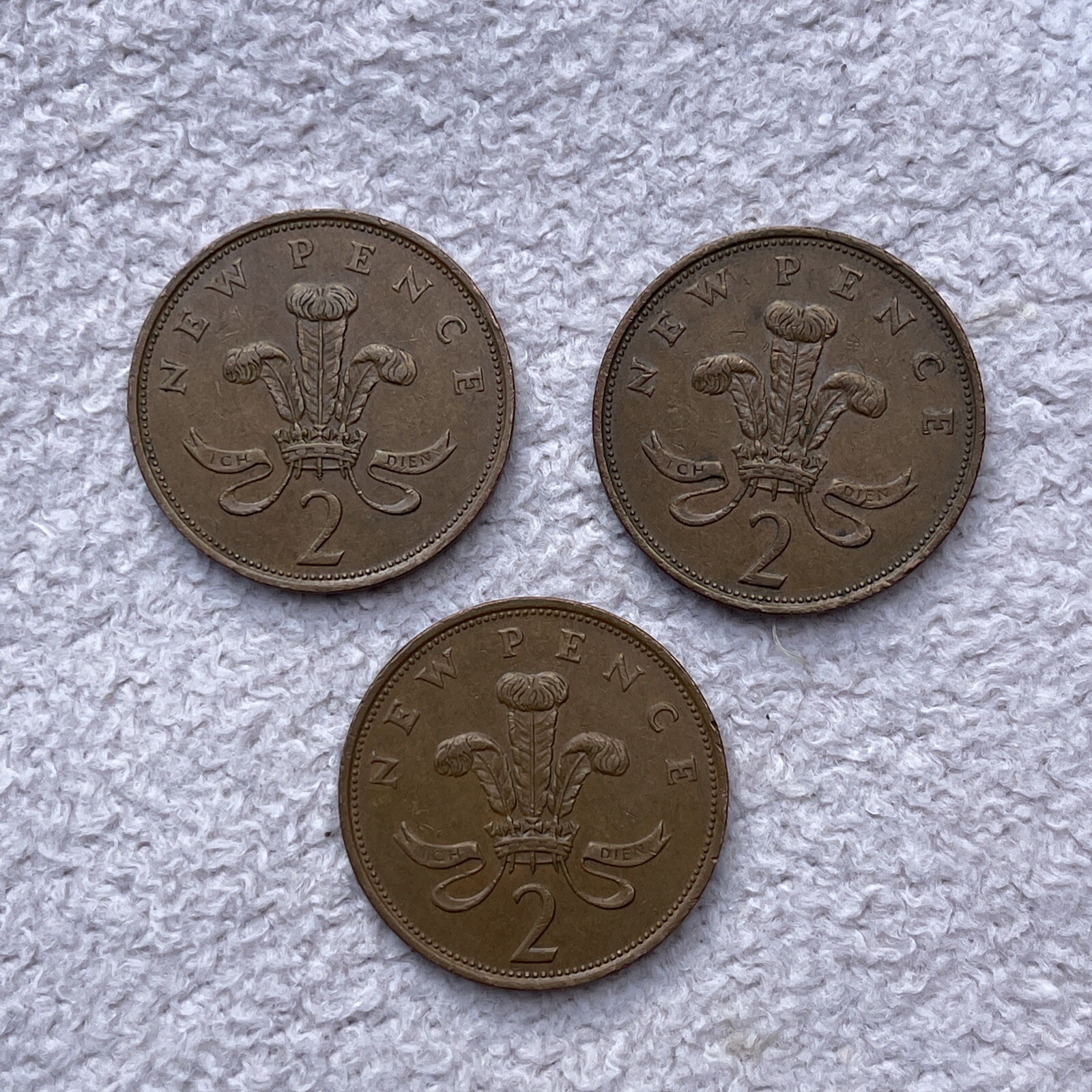 RARE 1980 New Pence 2p coin Good Condition Original Copper Coin ...