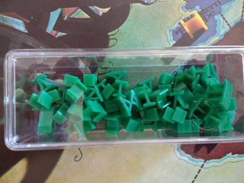Vtg PB 1975, 1980 RISK World Board Game Replacement Pieces 65 GREEN ...
