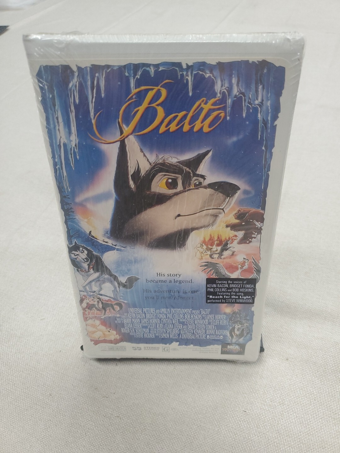 Balto MCA Universal Studios VHS Tape Movie 1995 Kids Family Cartoon ...