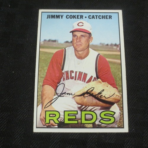1967 Topps #158 Jimmie Coker Reds Clean crease free | eBay
