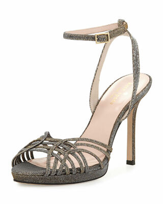 Kate Spade New York Women's Farryn Dress Sandals Bronze Lurex Shoe Size ...
